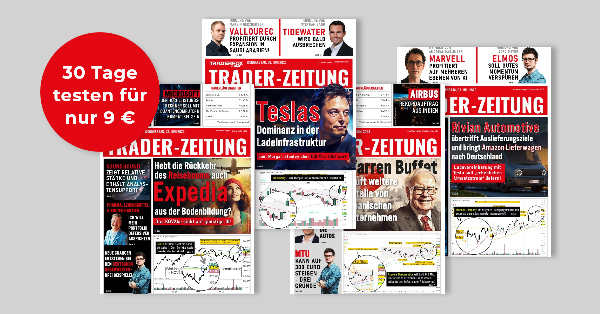 DÜRR könnte heute den Ausbruch aus der Bodenbildung einleiten.